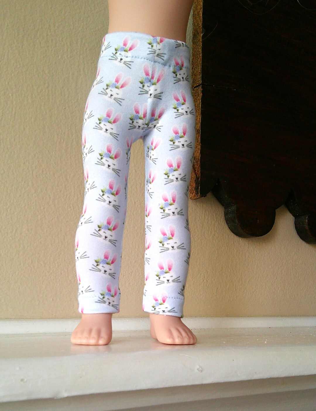 Bunny! Wellie Wishers Doll Clothes Leggings Easter - Etsy