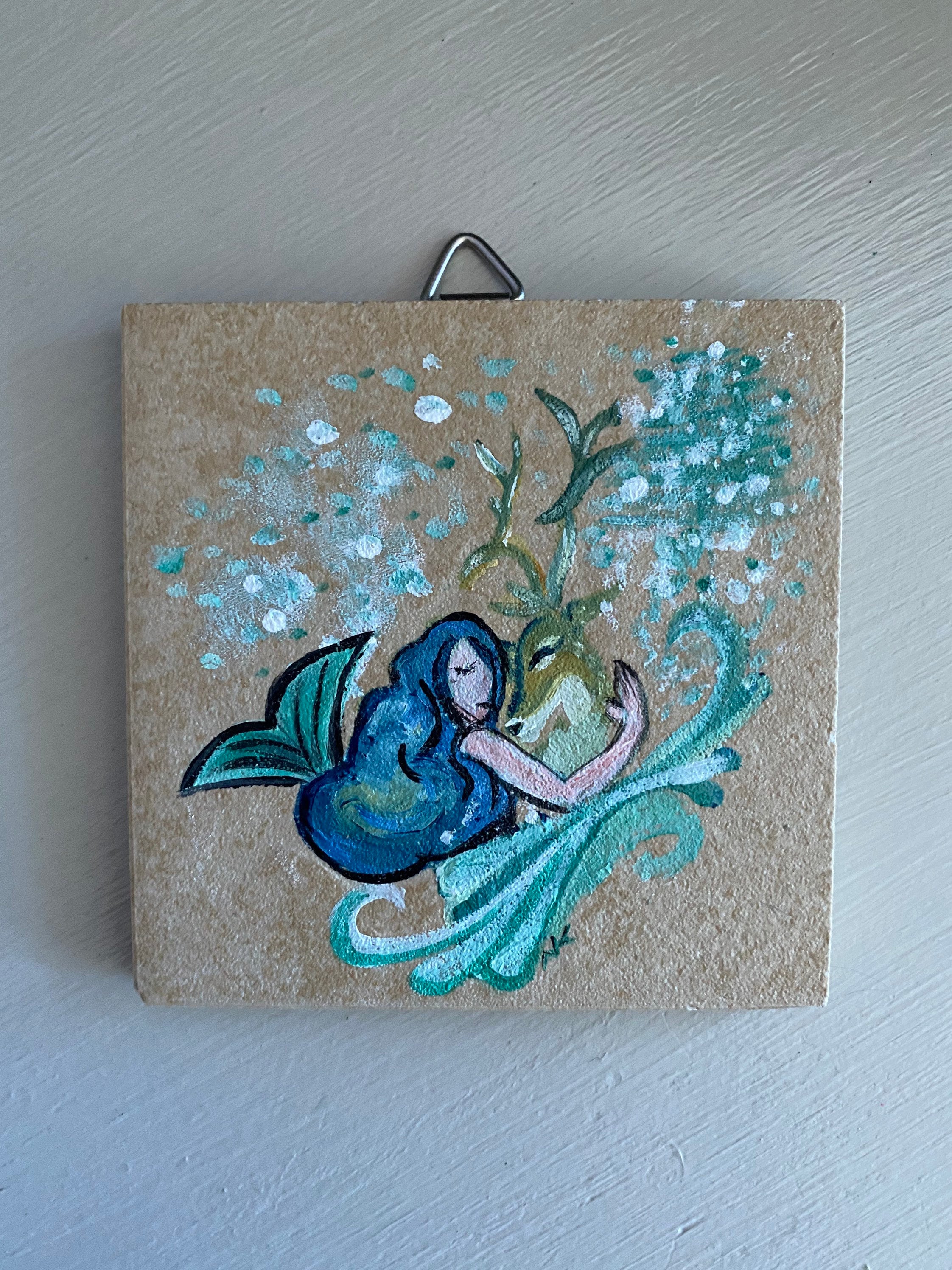 Women and Their Creatures/ Mermaids and Their Spirit Animals / Sharks ...