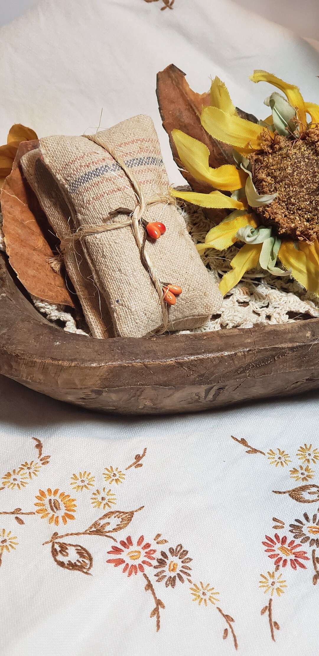 Grain Sack Lavender Sachet Bowl Fillers - Etsy