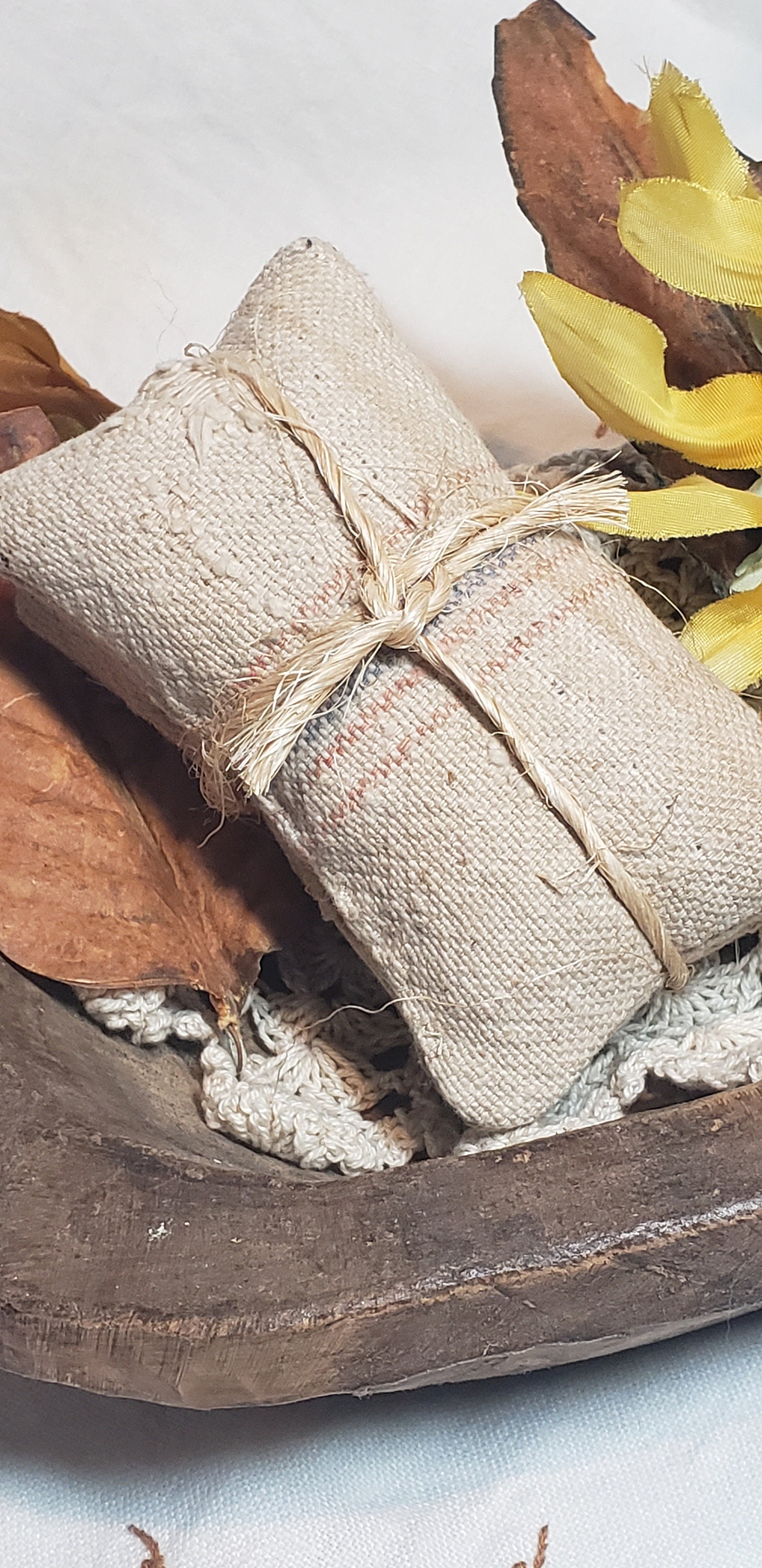 Grain Sack Lavender Sachet Bowl Fillers - Etsy