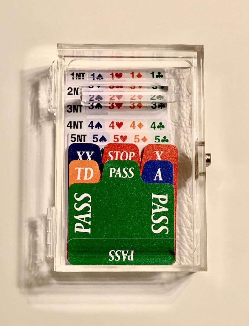 Acrylic Bridge Bidding Boxes - Etsy