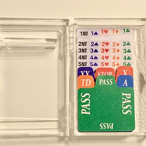 Acrylic Bridge Bidding Boxes - Etsy