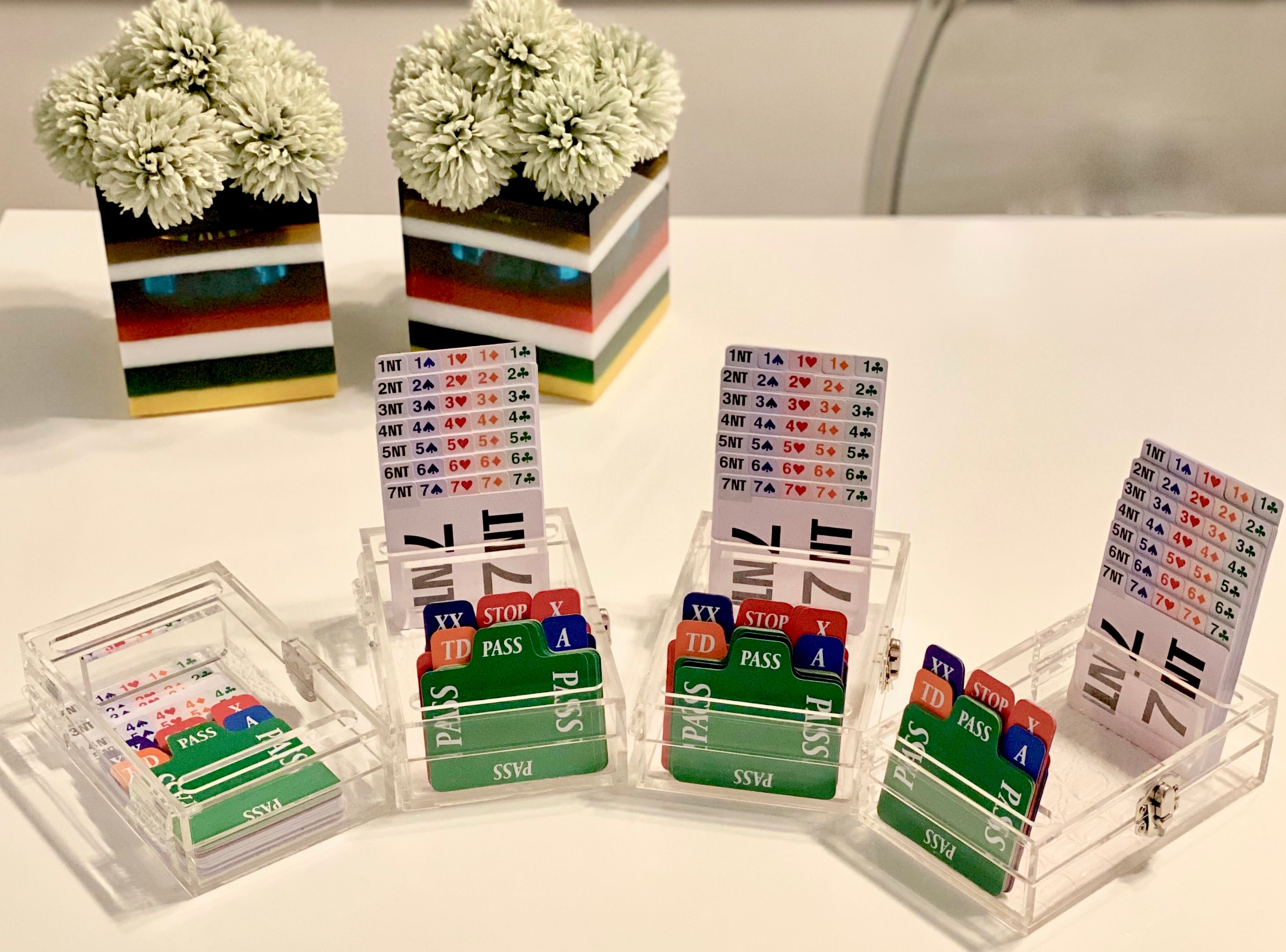 Acrylic Bridge Bidding Boxes - Etsy