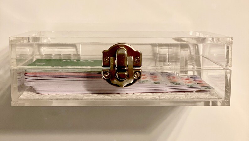 Acrylic Bridge Bidding Boxes - Etsy