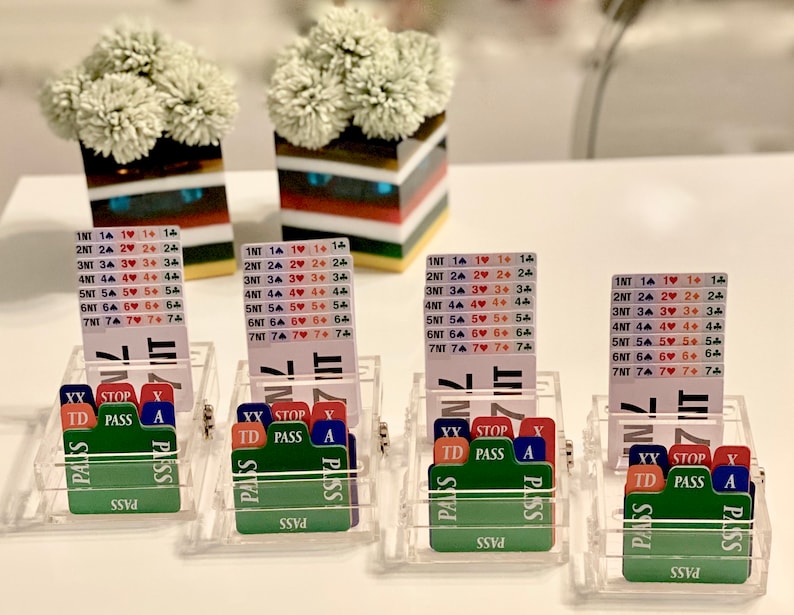 Acrylic Bridge Bidding Boxes - Etsy