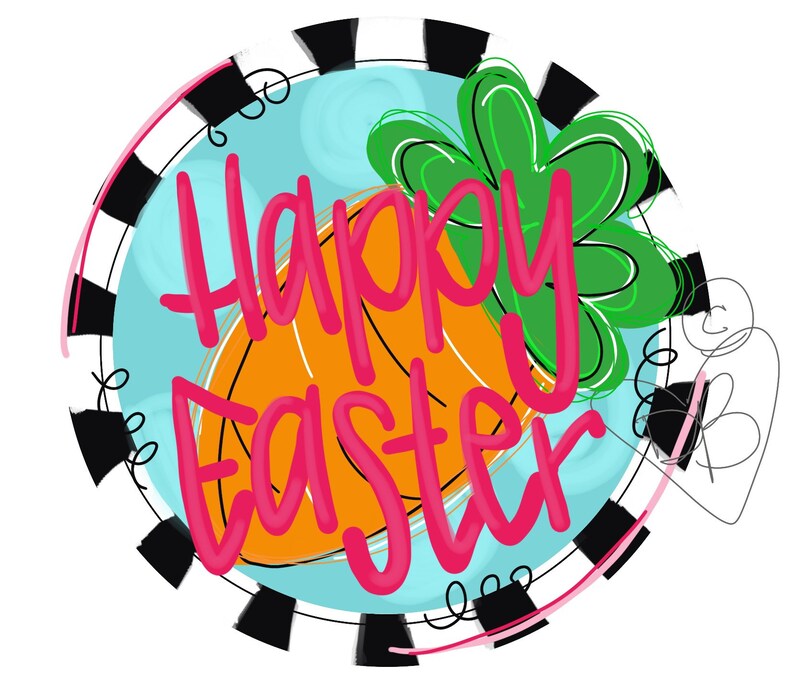 Easter Carrot Door Hanger - Happy Easter Door Decor - Carrot Wreath ...