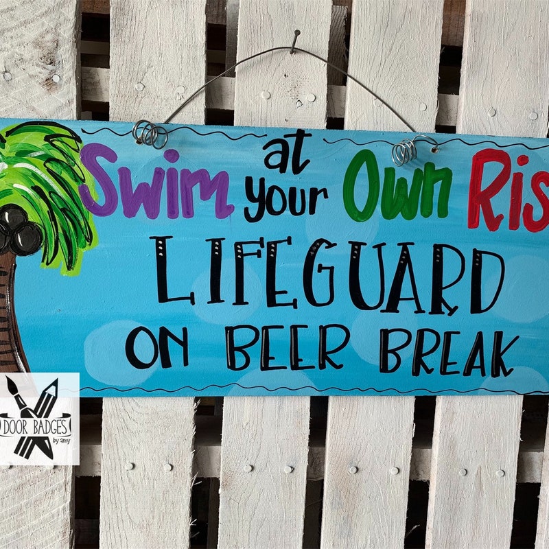 Lifeguard Signs - Etsy