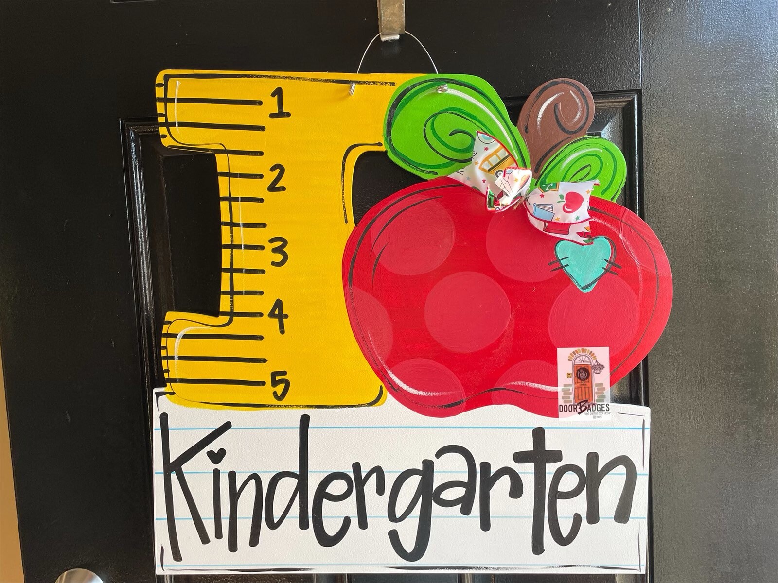 School Classroom Door Hanger - Elementary School - Teacher Gift Wood ...