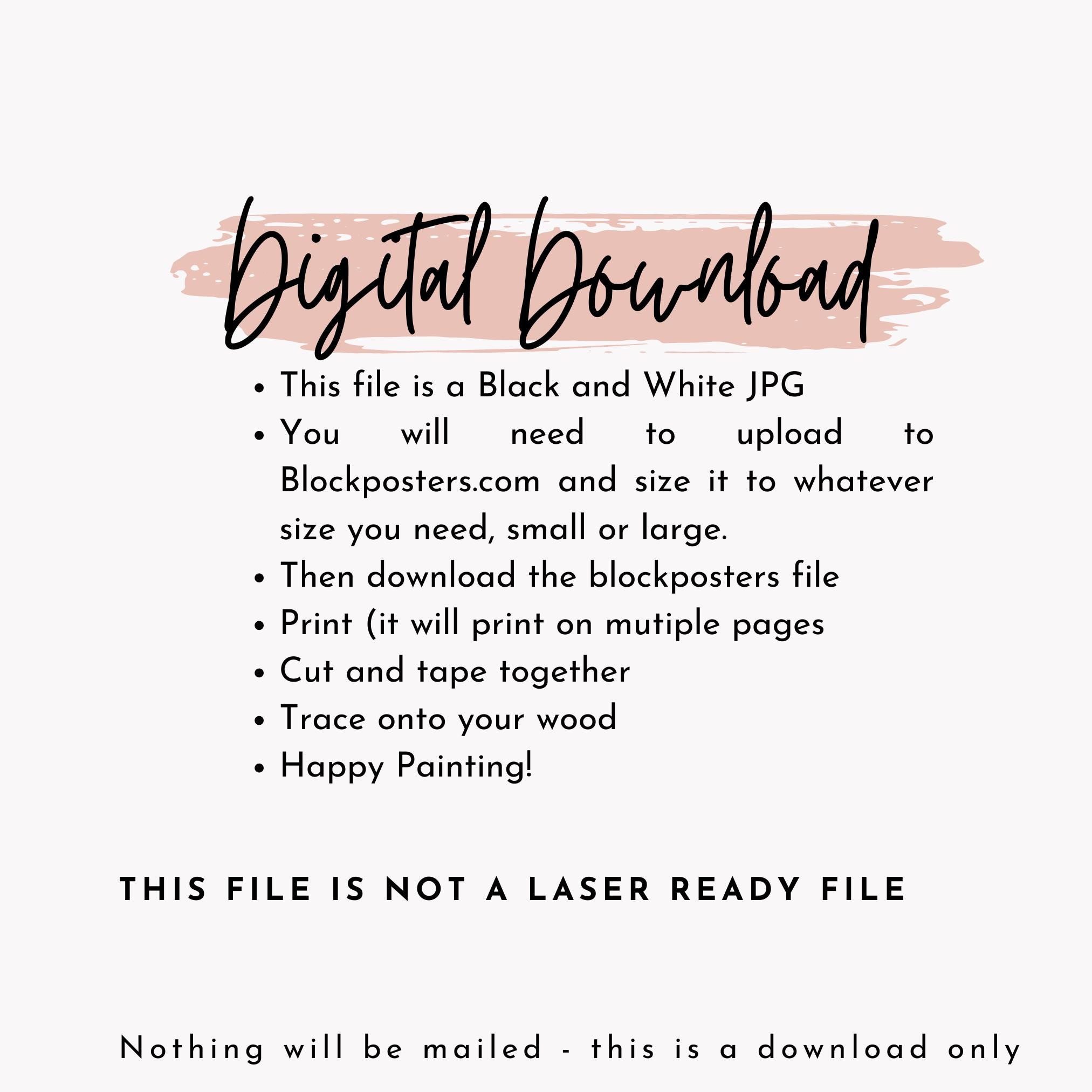 DIGITAL TEMPLATE - Kraft Party Banners - Happy Birthday Balloons - DIY ...