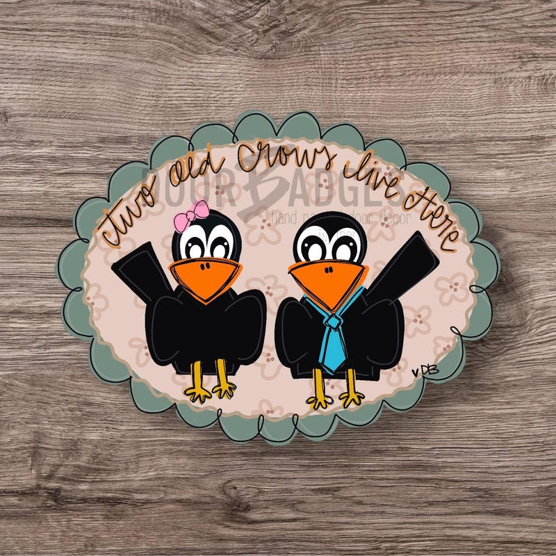 Two Old Crows - Etsy