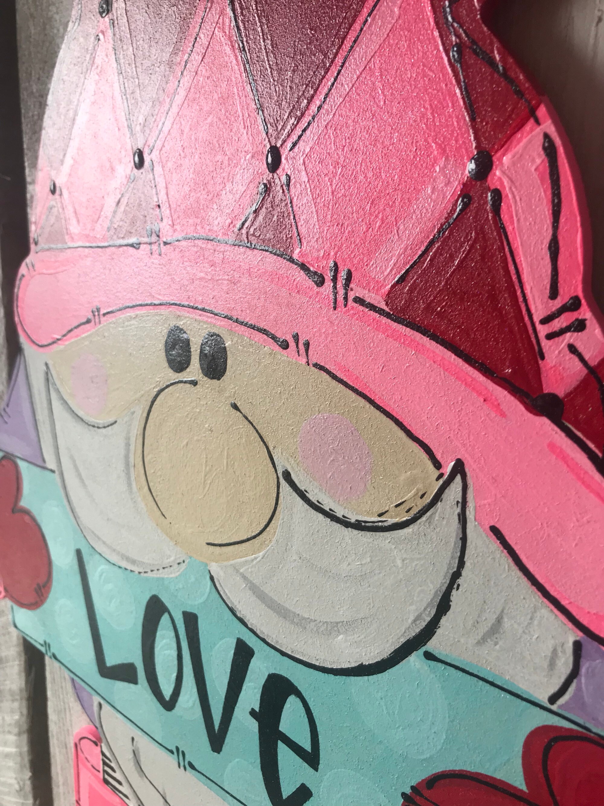 Valentines Gnome Door Hanger Valentines Day door Decor | Etsy