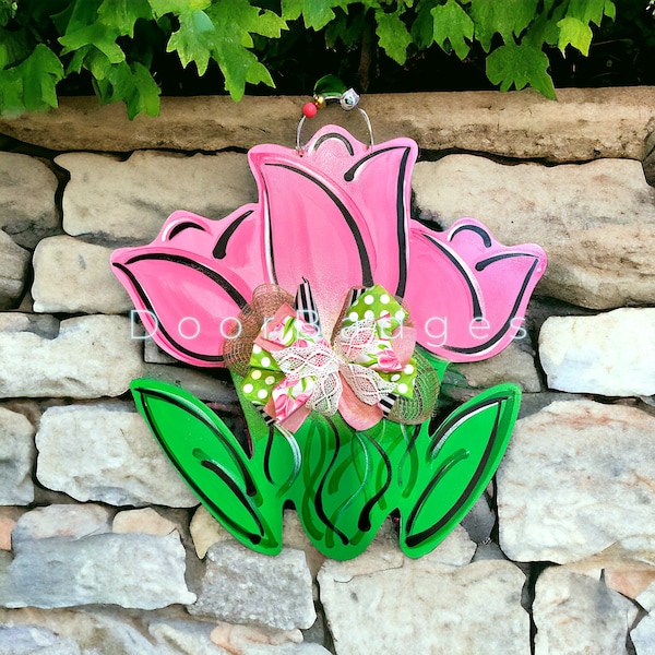 Flower Door Hanger - Etsy