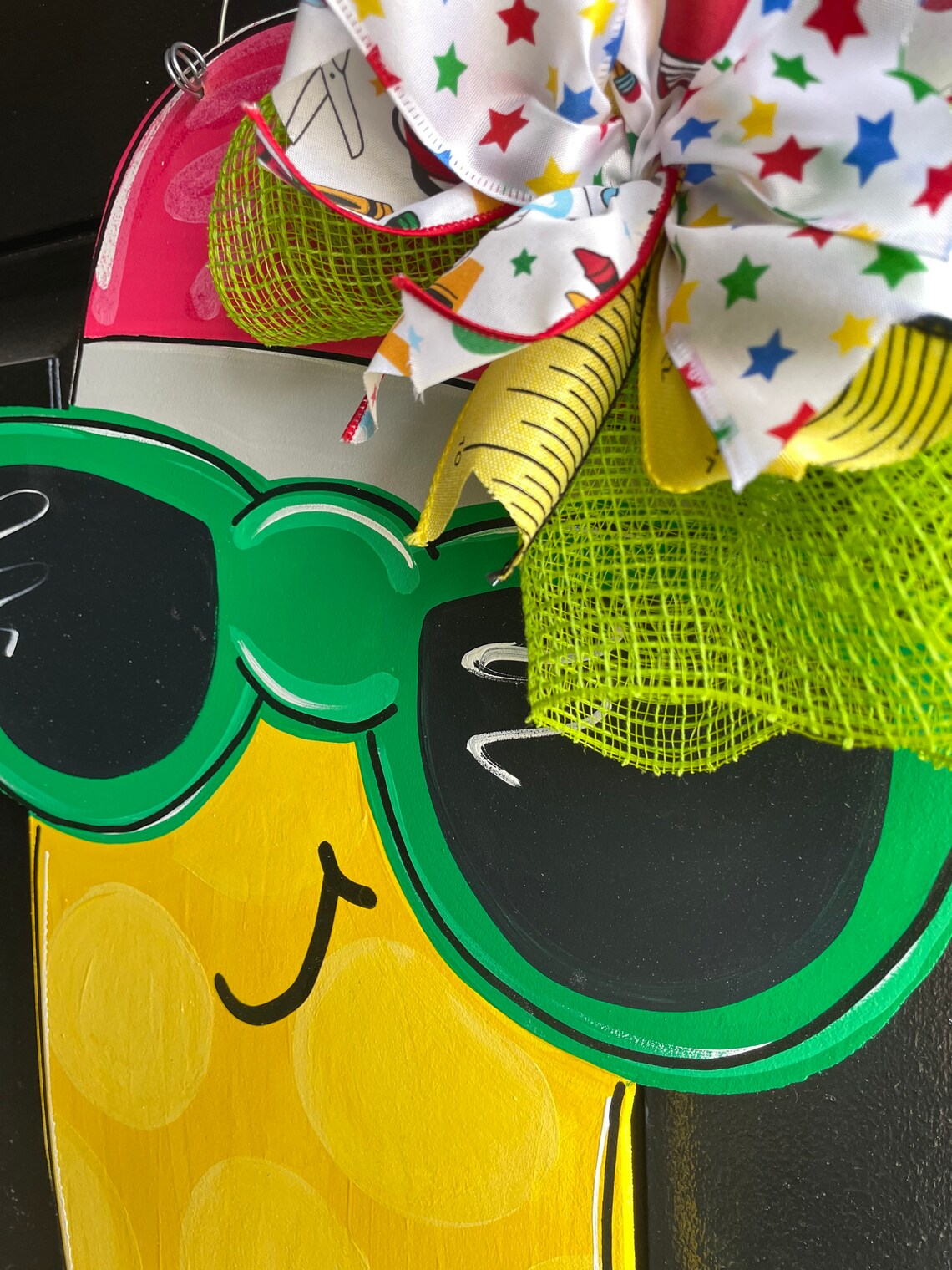 School Pencil and Sunglasses and Polka Dot Back to School Teacher Gift ...