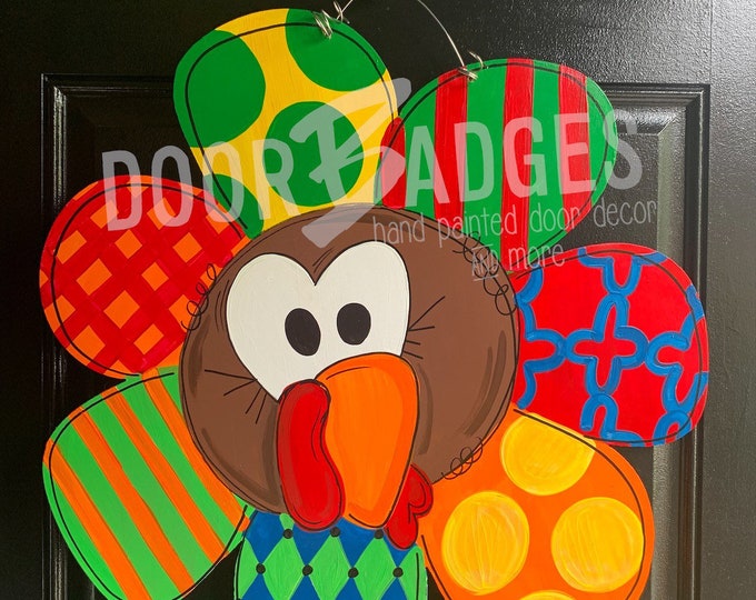 Turkey Door Hanger Thanksgiving Door - Etsy