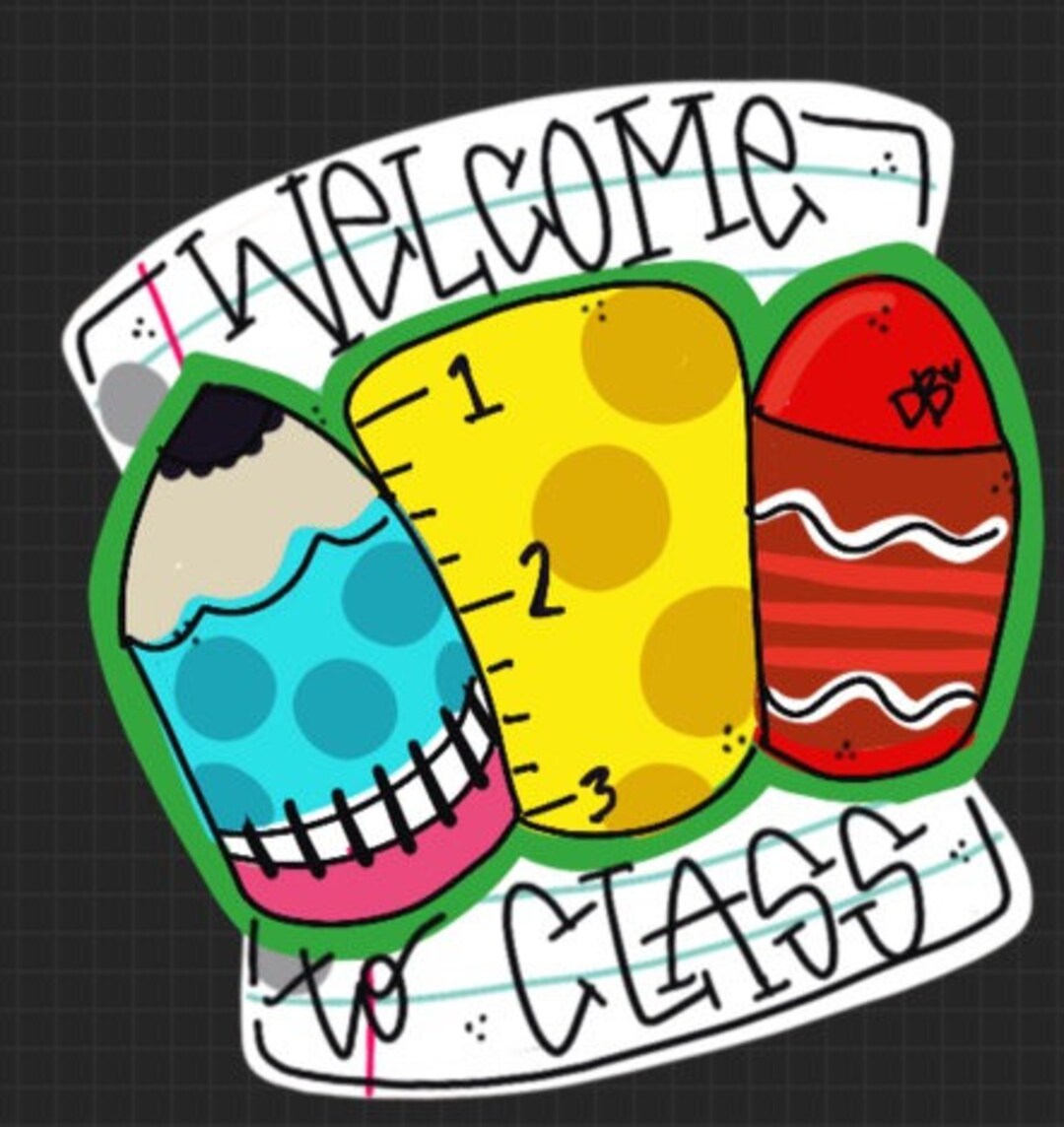 School Door Hanger - Teacher Gift - Classroom Sign - Back to School ...