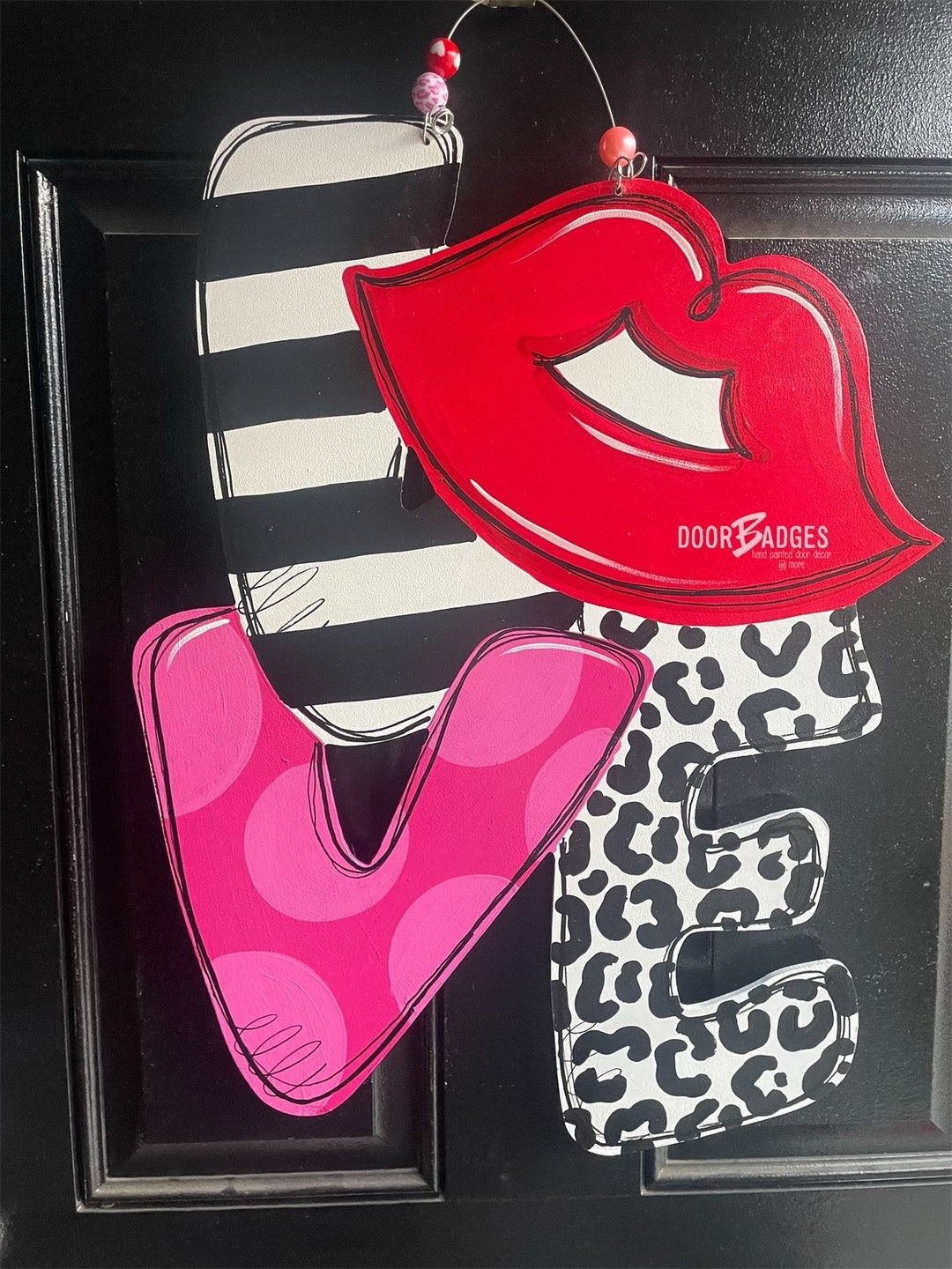 Valentine Love Door Hanger - Valentines Day Door Decor - Valentine ...