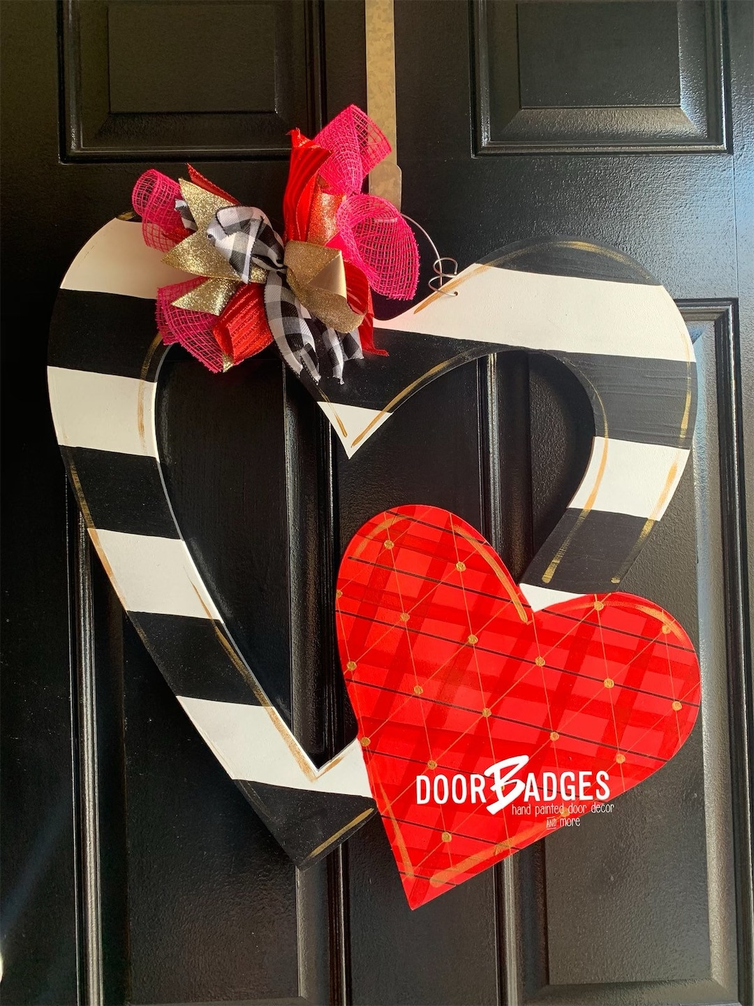 Valentines Door Decoration Heart Door Hanger Love Door Decor Hearts ...