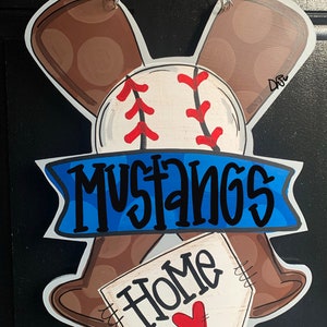 Baseball Door Hanger, Home Door Hanger, Sports Door Hanger, Sports Door ...