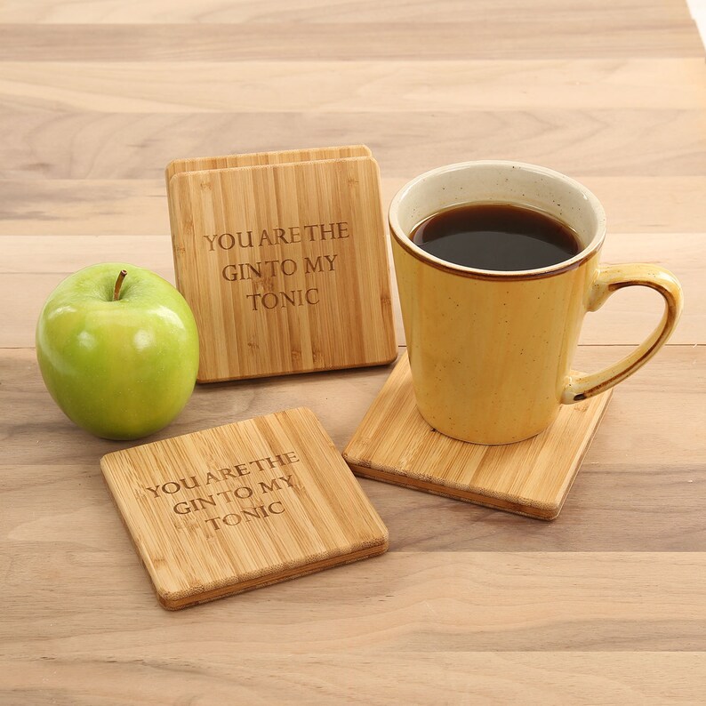Gin to My Tonic Coaster Set - Etsy