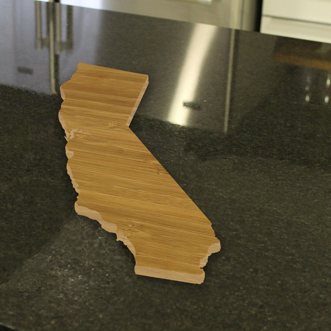California State Shaped Cutting Board Great for Wedding Gift ...
