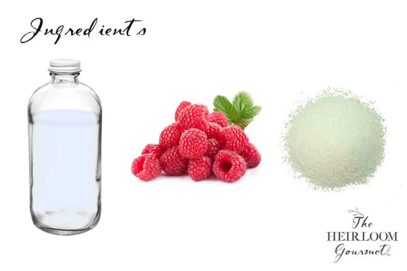 Gourmet Raspberry Simple Syrup // All Natural // New Hampshire | Etsy