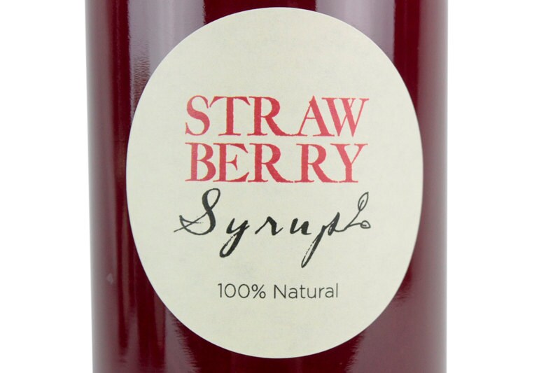 Gourmet Strawberry Simple Syrup // All Natural // New Hampshire Home ...