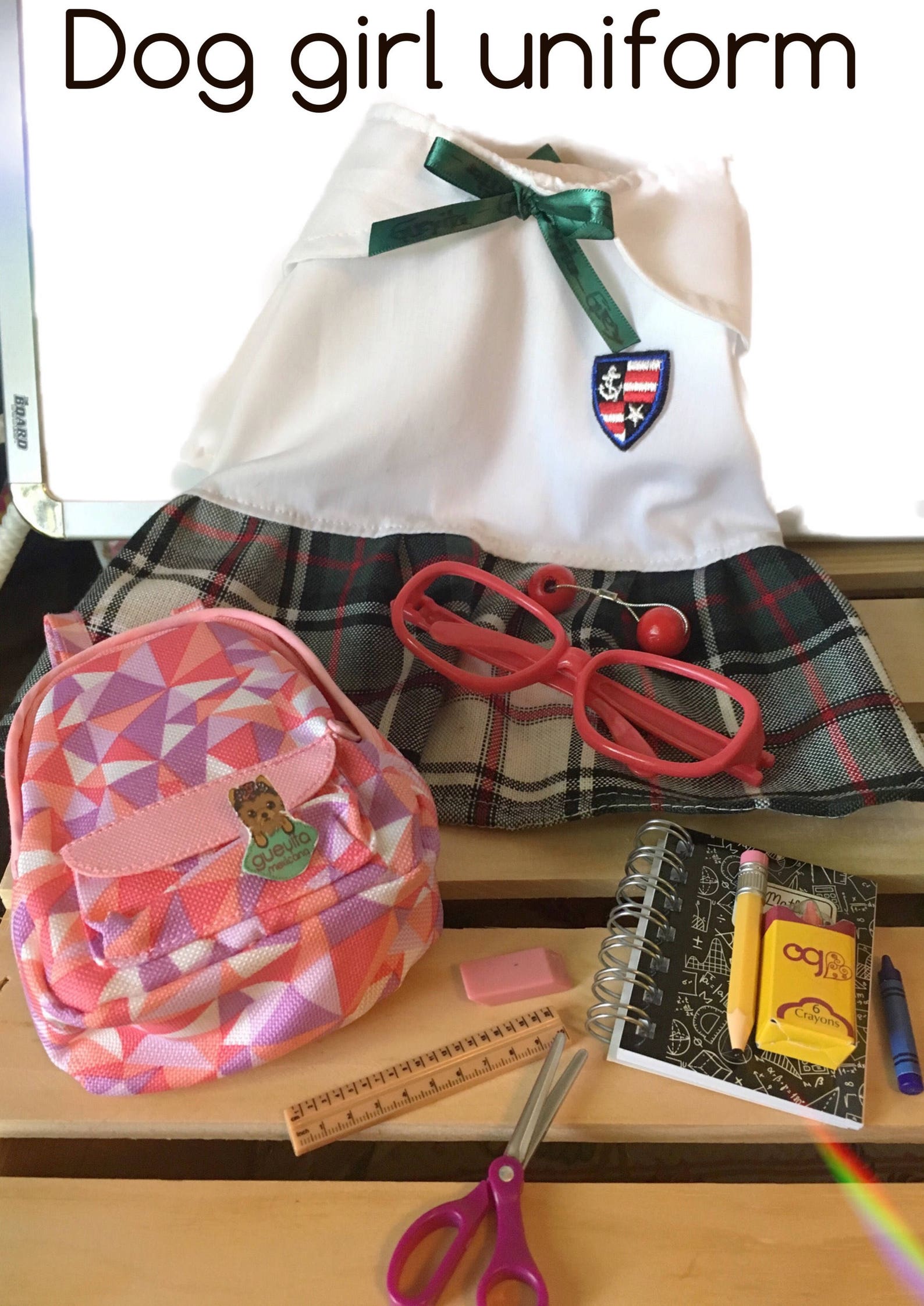 Dog Uniforms/ Back to School Dog Clothes/ Back to School Dog Costume ...