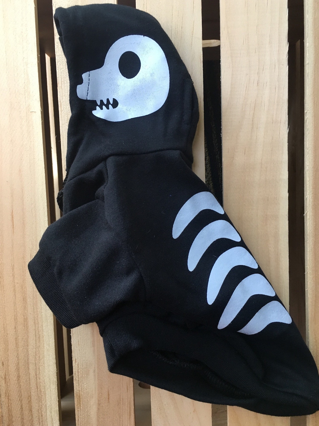 Skeleton Dog Costume/ Calacca Costume/ Day of the Dead Dog Hoodie ...