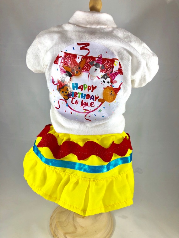 Happy Birthday sets/ Happy Birthday t-shirt and skirt/ Happy | Etsy