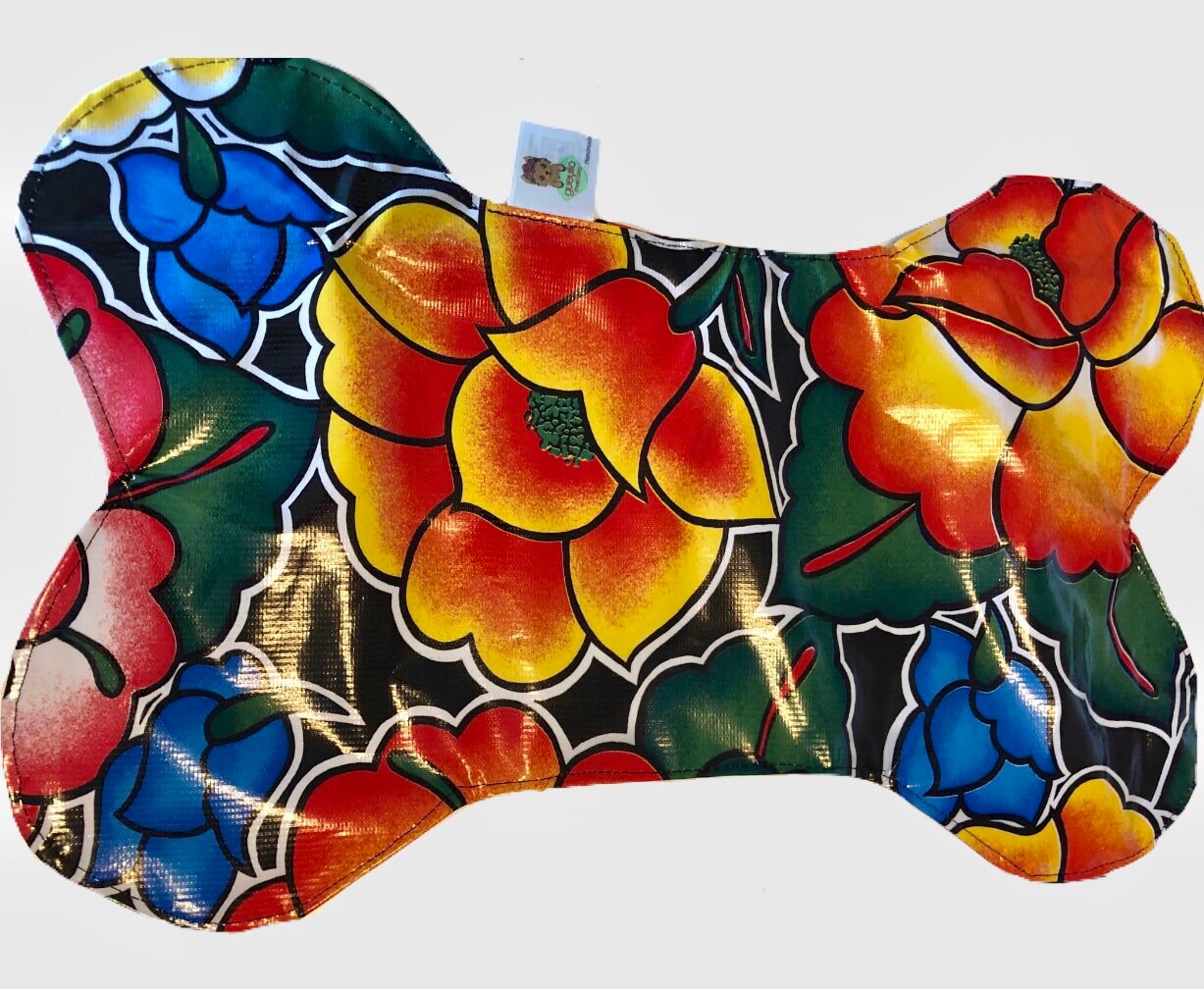 Dinner Dog Mat/ Bone Mat for Dogs/ Mexican Dog Mat/ Dog Dish | Etsy