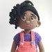 TBC Crochet Doll Pattern 18 Inch Crochet Doll Pattern Black Doll ...