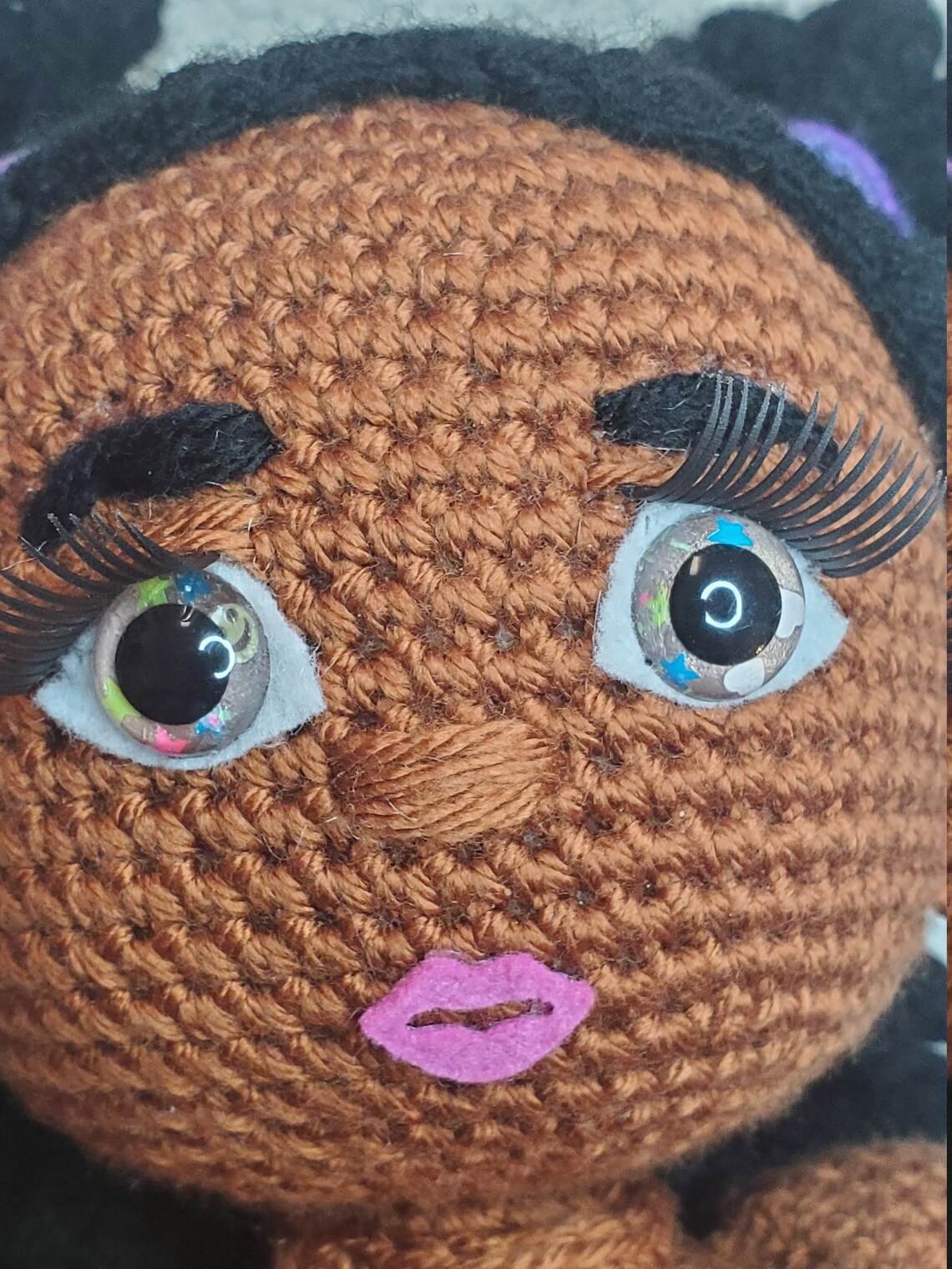 TBC Crochet Doll Pattern - 18 Inch Crochet Doll Pattern - Black Doll ...