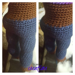 TBC Crochet Doll Pattern - 18 Inch Crochet Doll Pattern - Black Doll ...