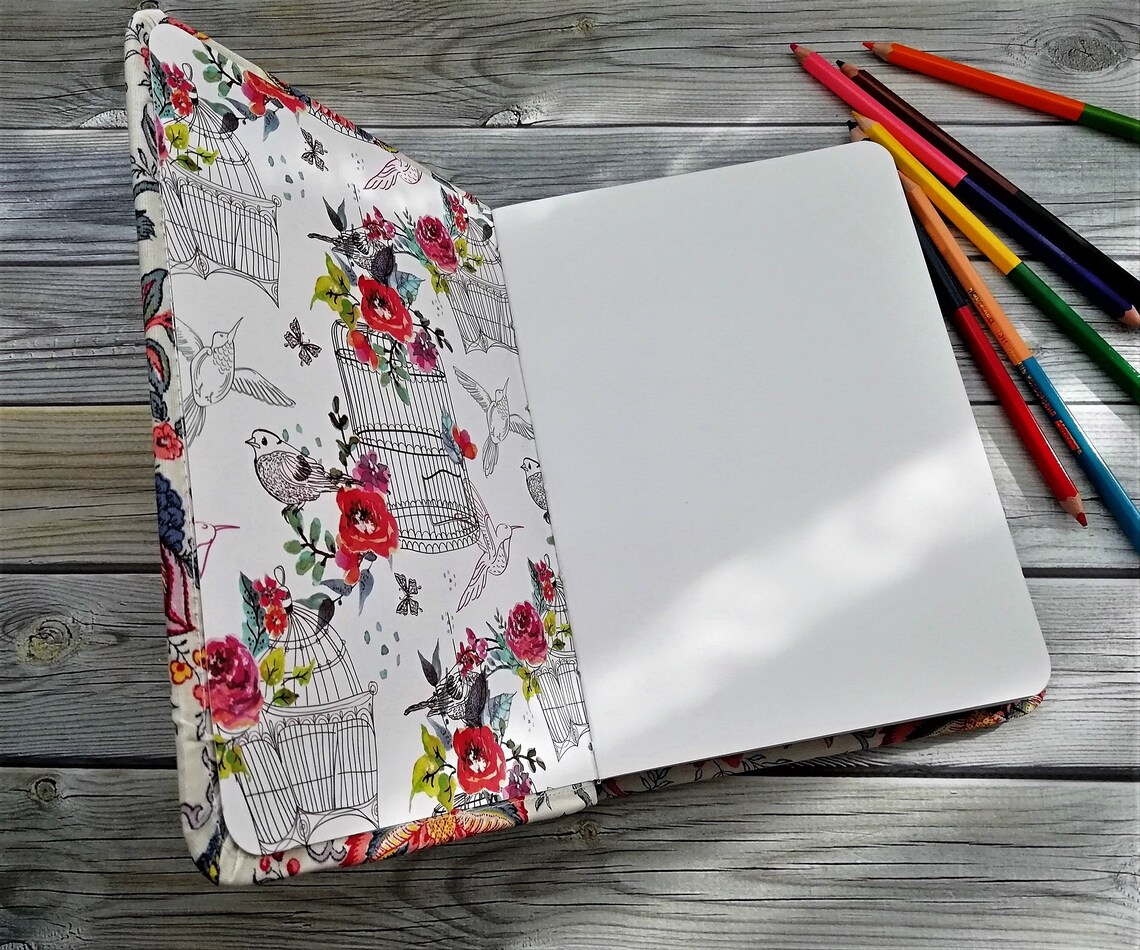 Notebook for Sketches Sketchbooks Notebook Handmade Fabric - Etsy