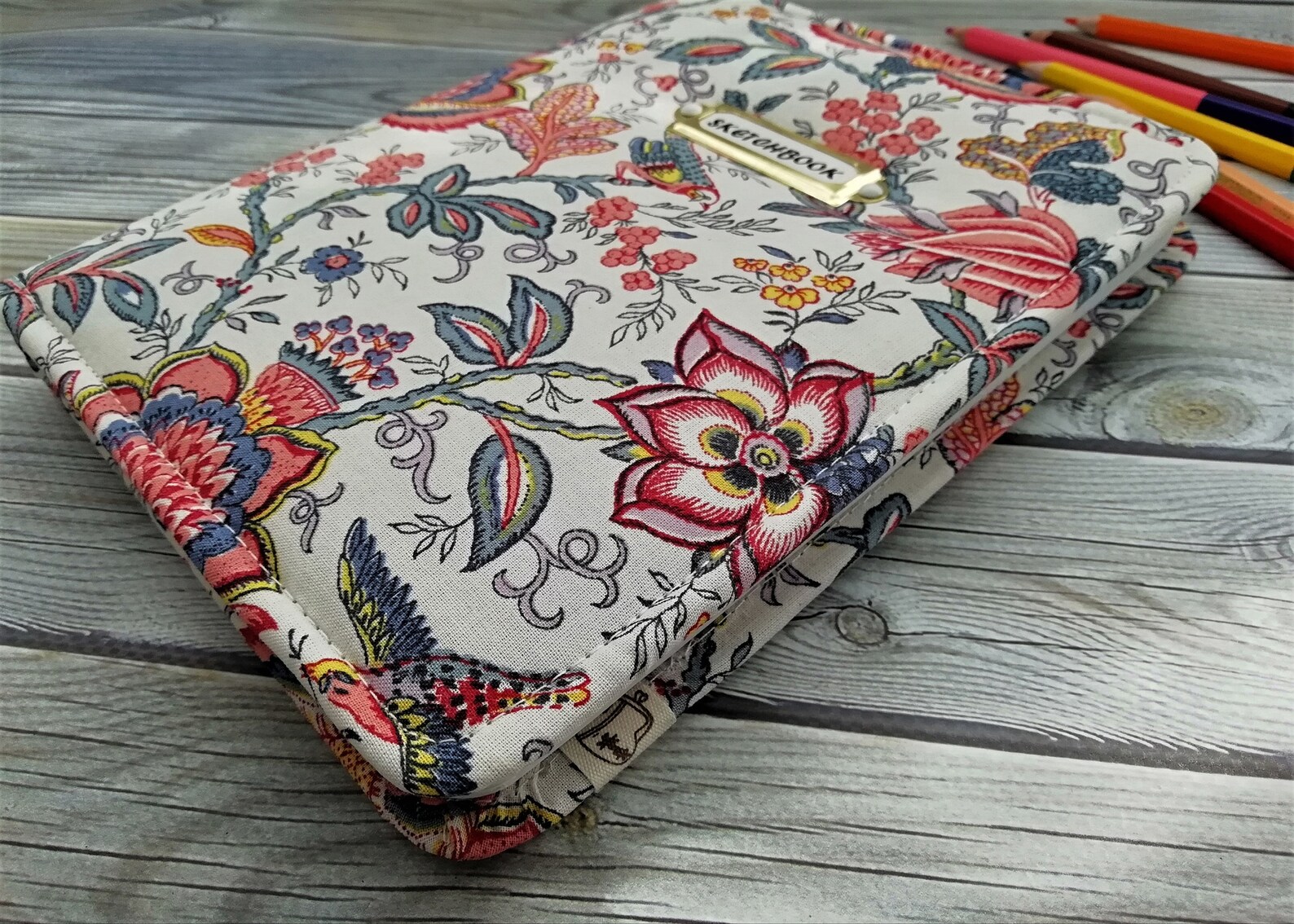 Notebook for Sketches Sketchbooks Notebook Handmade Fabric - Etsy