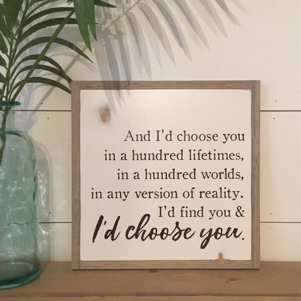 Id Choose You - Etsy