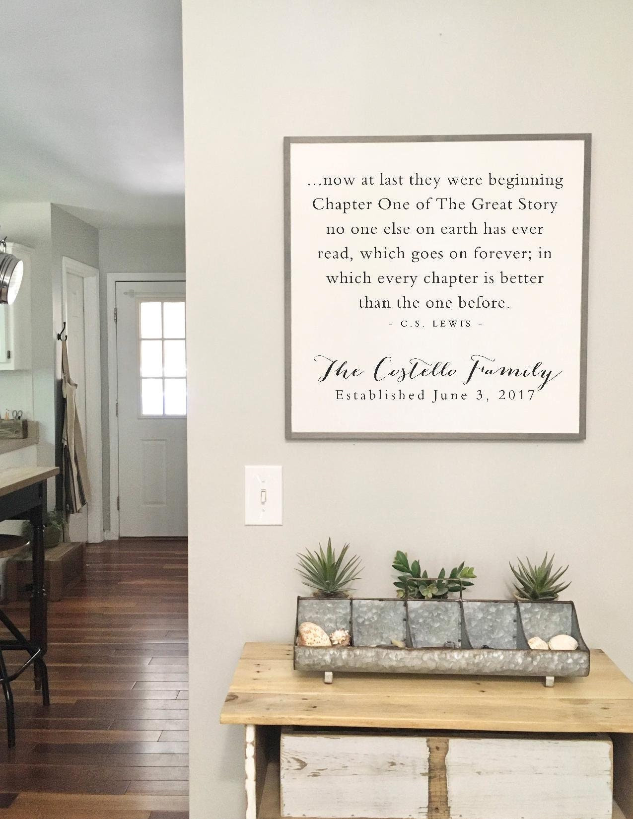 Shabby Chic Living Room Wall Decor