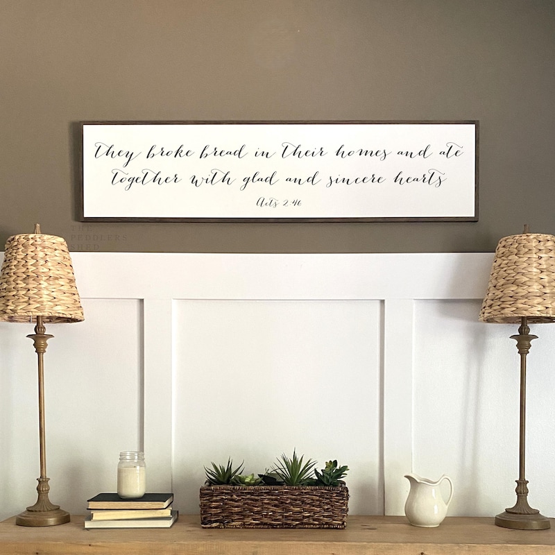 Break Bread Sign - Etsy