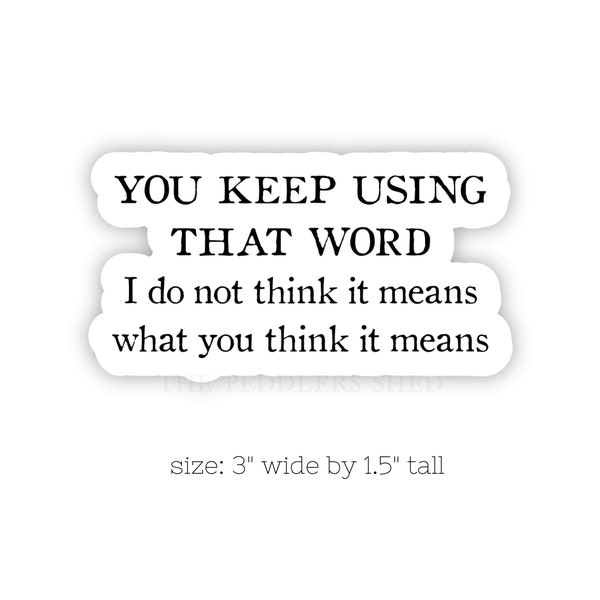 Princess Bride Quote - Etsy