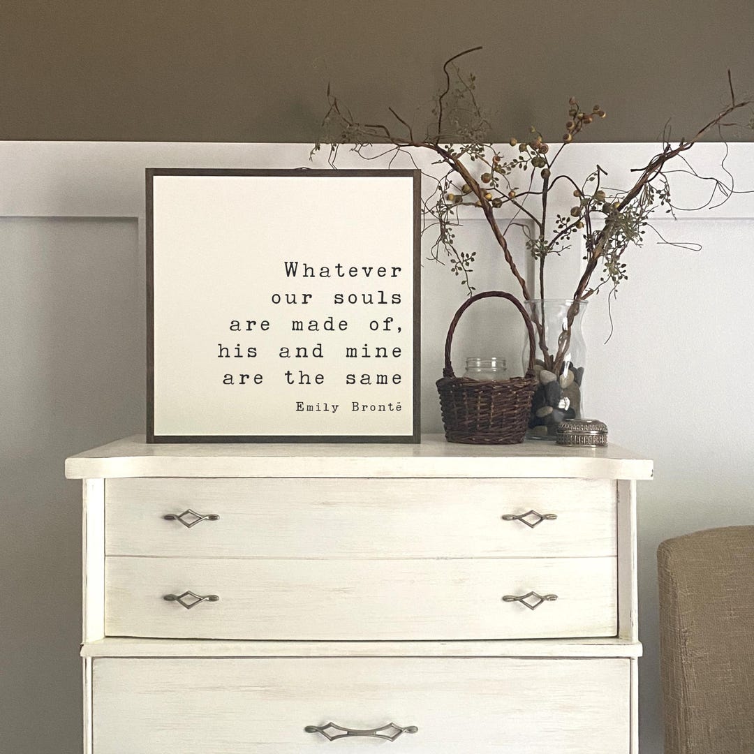 SAME SOULS Wooden Sign | Love Quote Sign | Framed Wall Decor ...