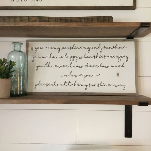 You Are My Sunshine Wood Sign - Etsy