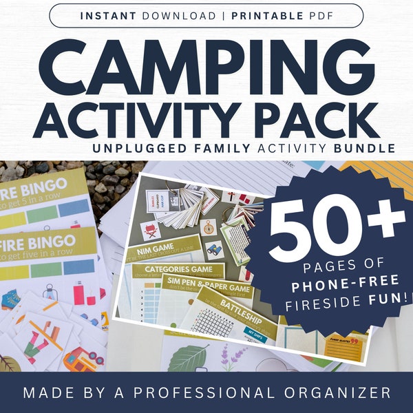 Camping Printable - Etsy