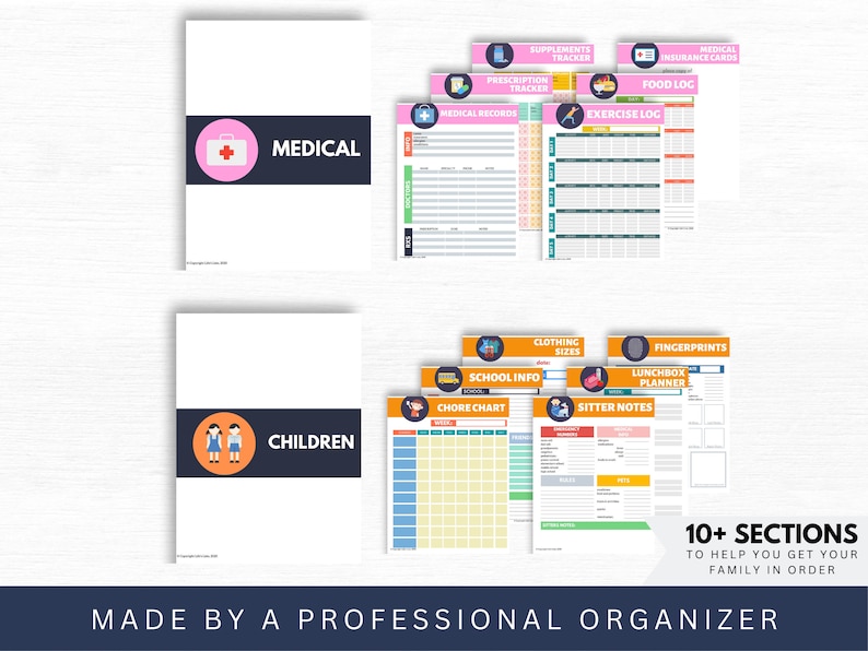 Printable Life Binder | Home Management System (digital Download) - Etsy
