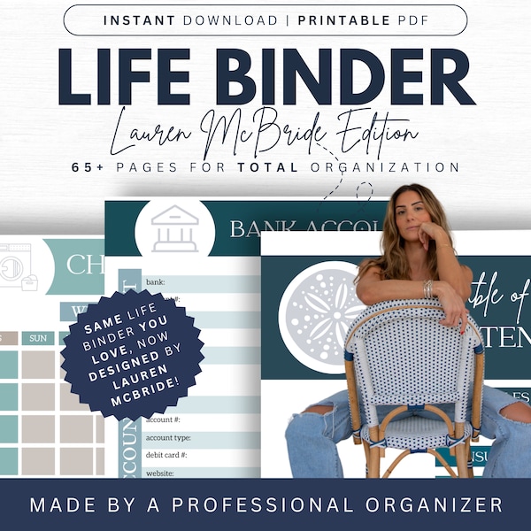 Life Binder - Etsy