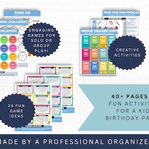 Kids Birthday Party Bundle | Fun Birthday Party Activities for Kids ...