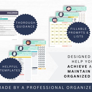 30 Day Challenge for Organization | Printable Planner | Home ...