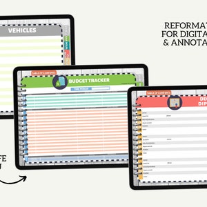 Life Binder Goodnotes Digital Planner Home Management - Etsy