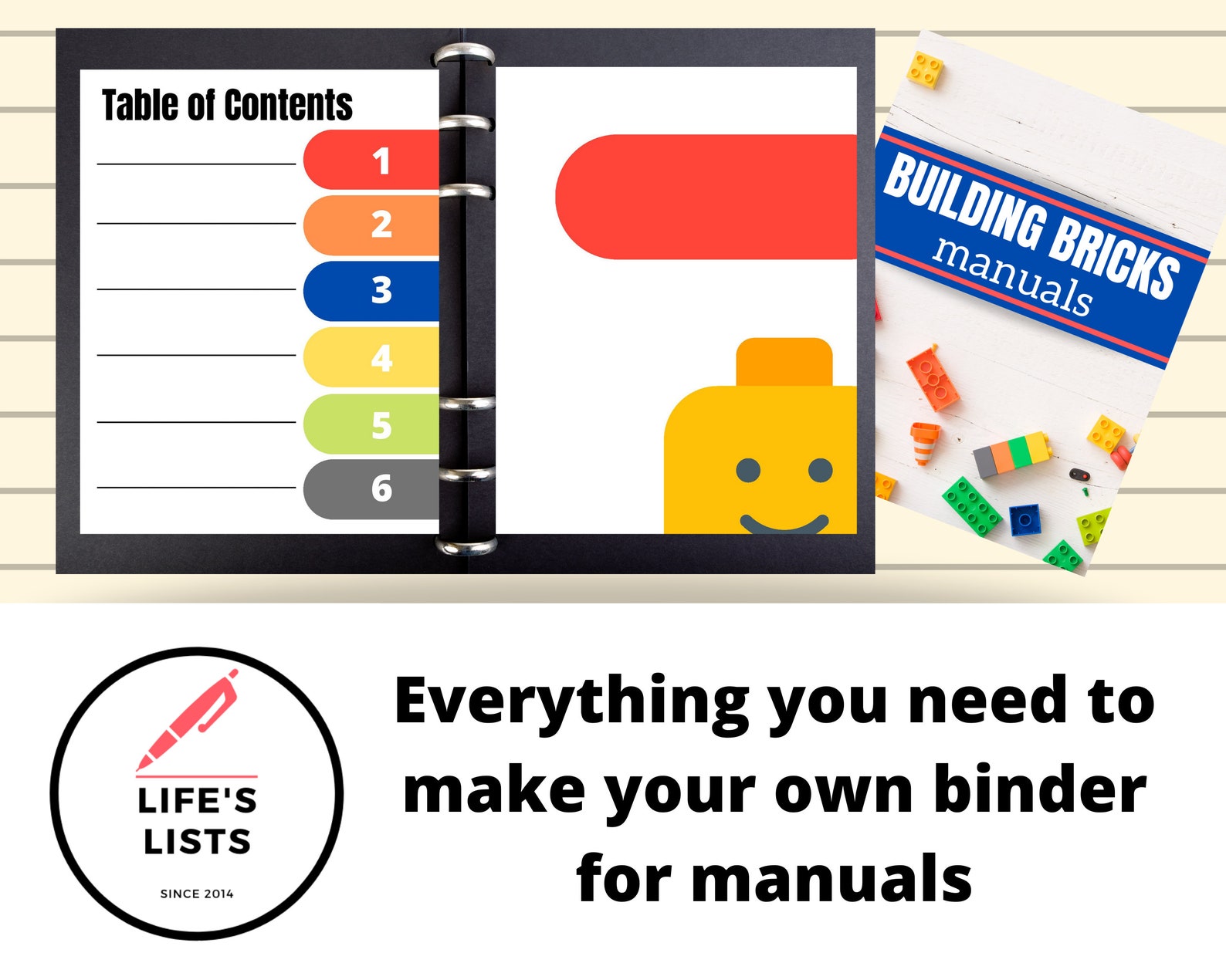 Building Bricks Organization System Printable Labels Toy - Etsy