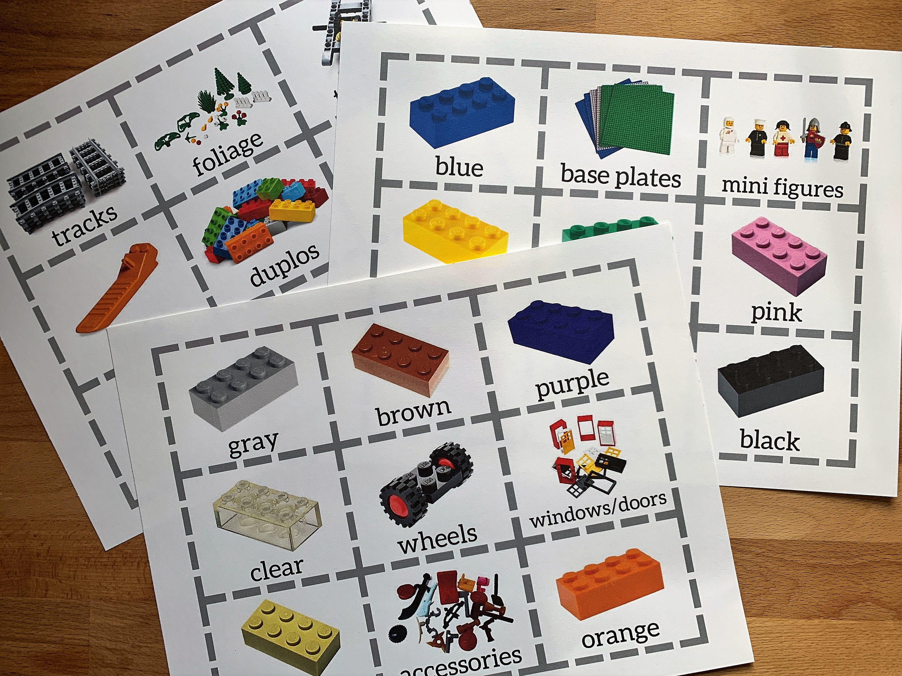 Building Bricks Organization System Printable Labels Toy | Etsy Canada