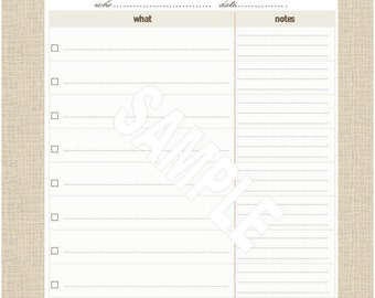 Wish list template | Etsy